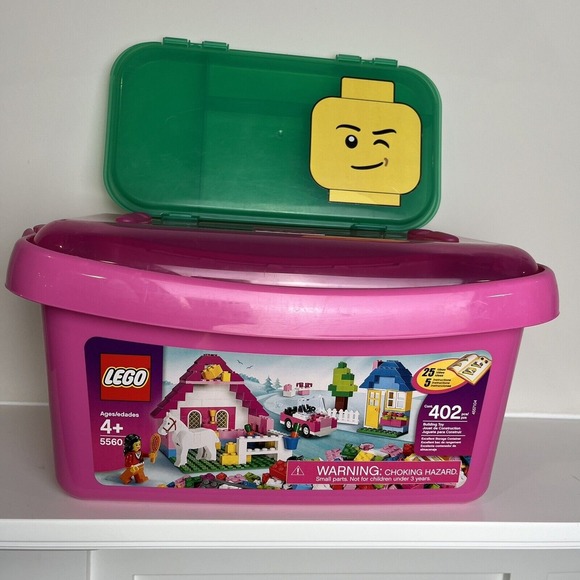 Lego | Toys | Lego Classic 556 Large Pink Brick Box Complete Set Manual ...